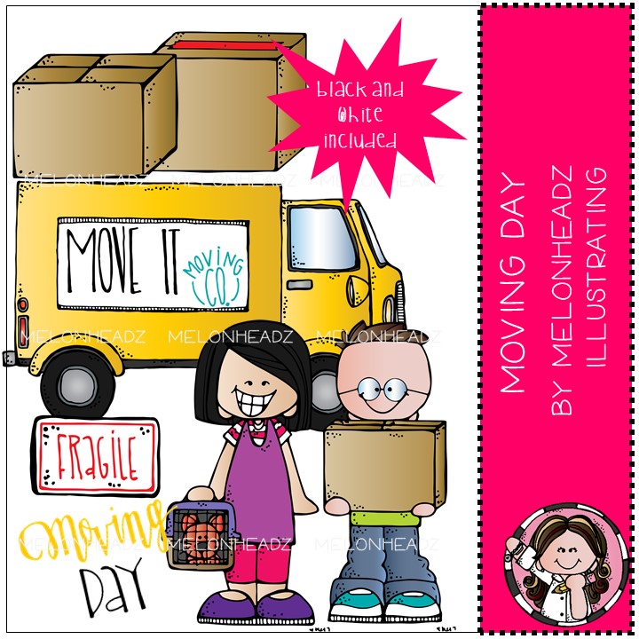 Moving Day clip art - Mini