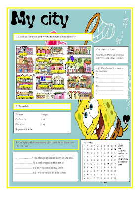 English for children: My city