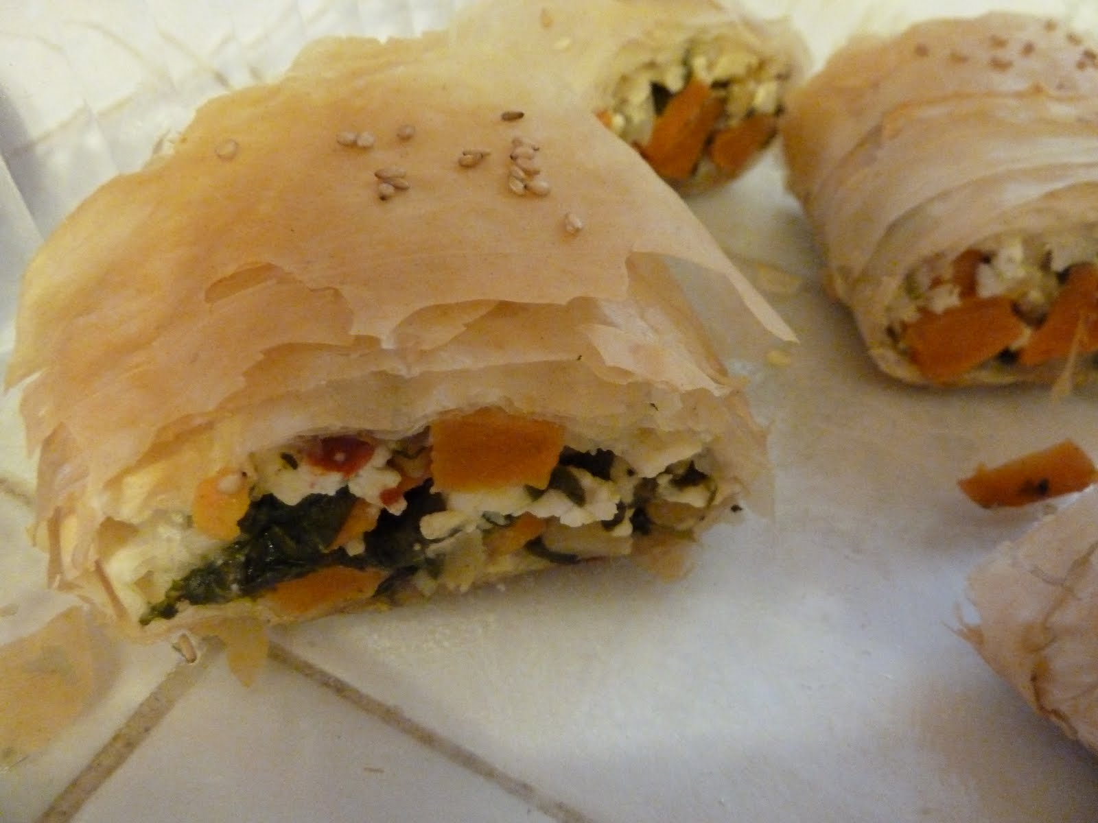 The Moody Foodie: Sweet potato strudel