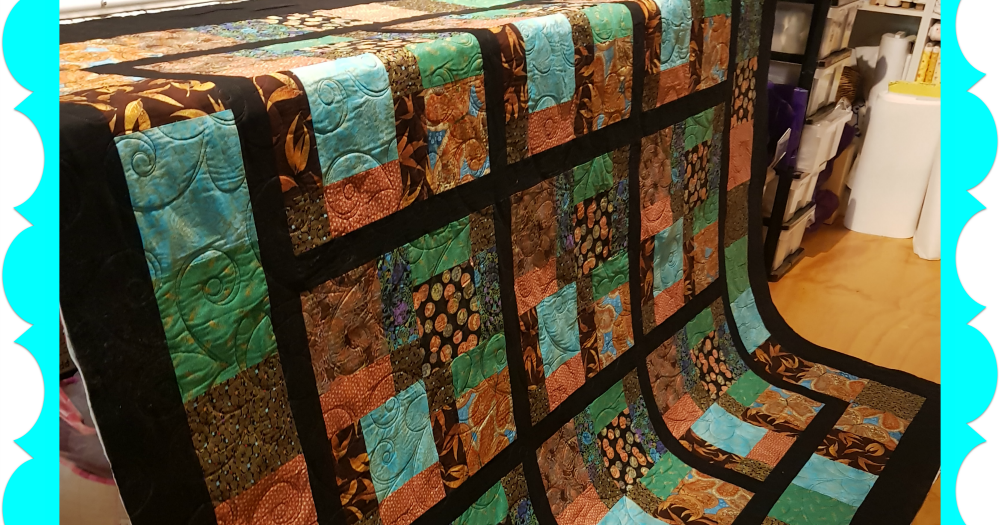 Darvanalee Designs Studio : My Longarm Quilting Antics Quilt #13 2018