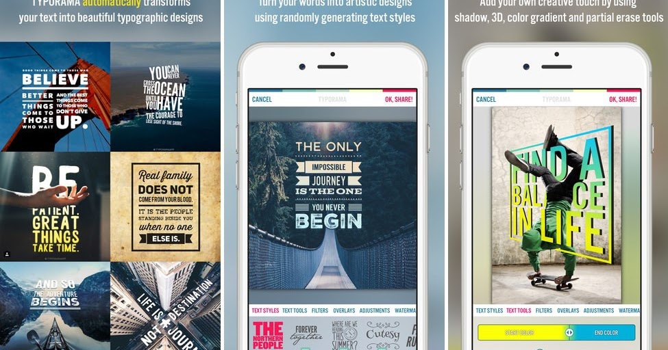 AYUDA PARA MAESTROS: Typorama - Un gran editor tipográfico para crear ...