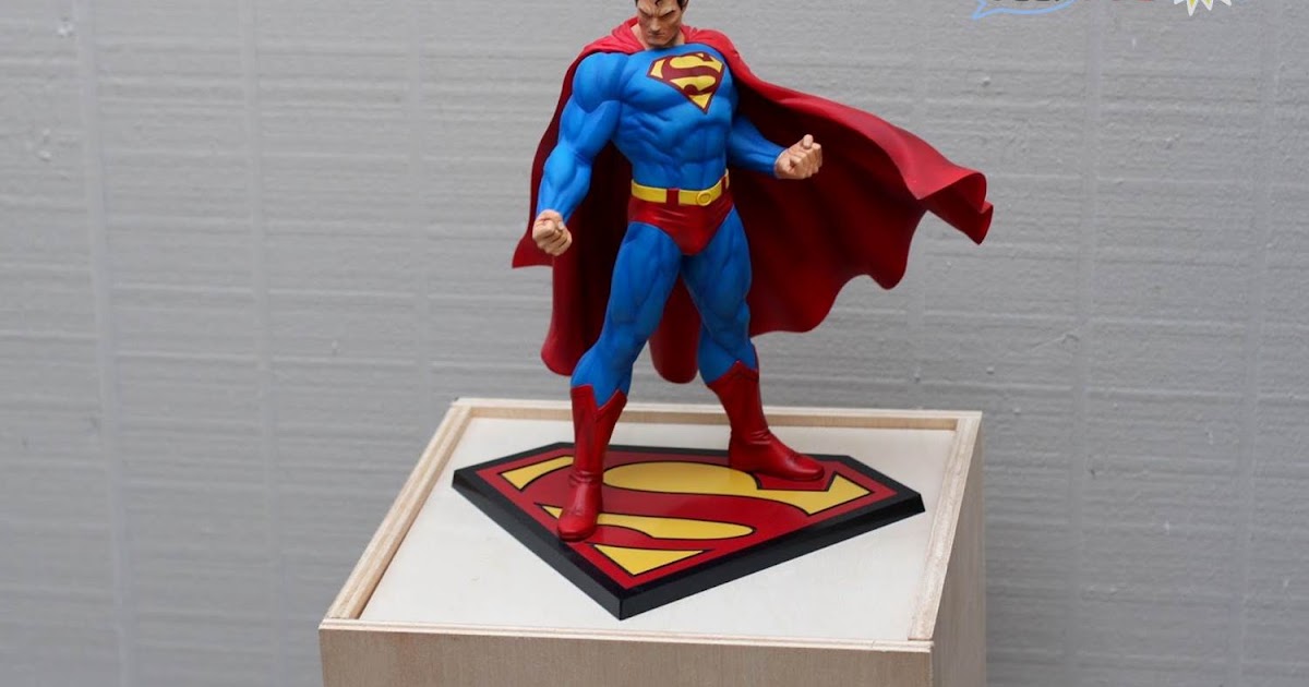 GEEK DIY BAM!: DC COMICS SUPERMAN STATUE DISPLAY SIMPLE PLYWOOD ...