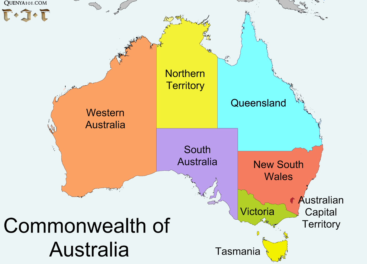 C & D Language Courses: Map of Australia