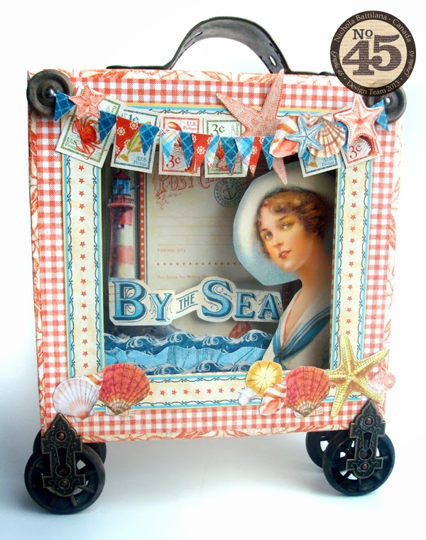 Pixie Hill: Graphic 45 By The Sea Matchbox