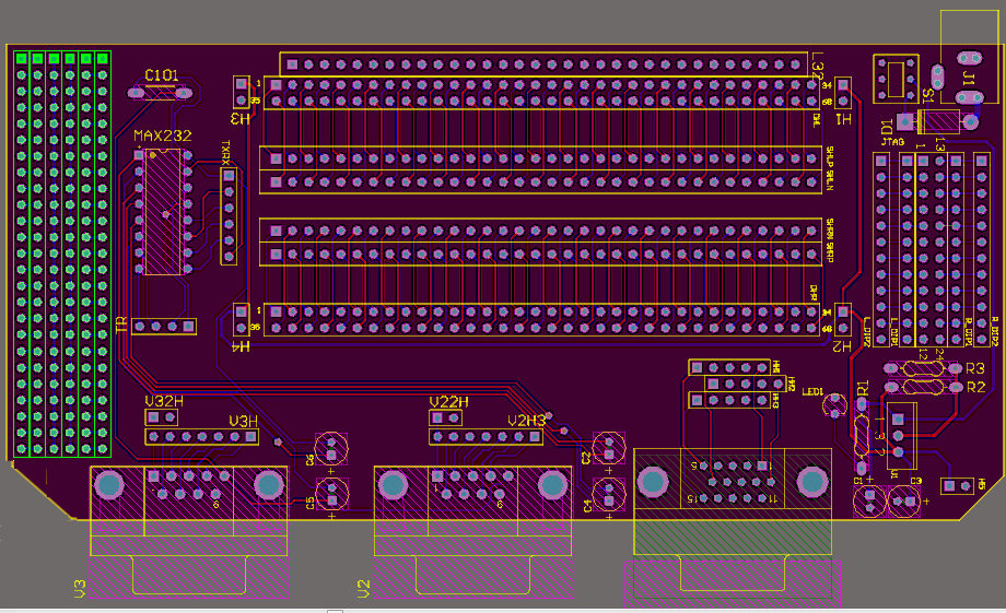 My beast of a development board is nearly ready for printing :), heres ...
