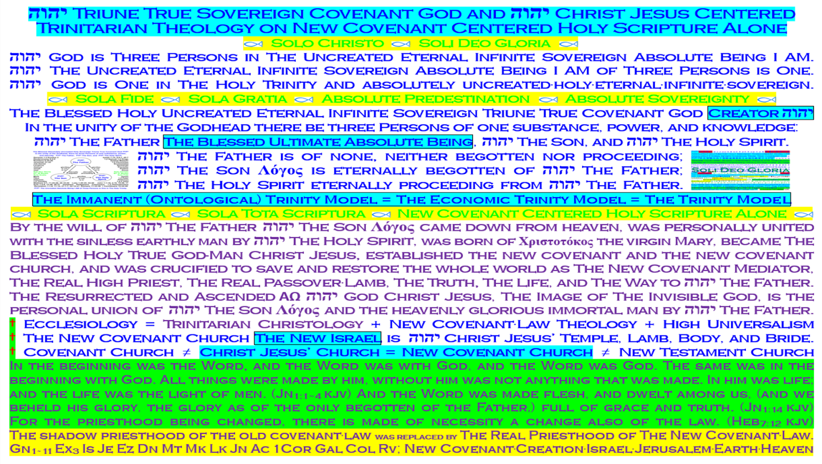 Sola Tota Scriptura: 1sola5solas