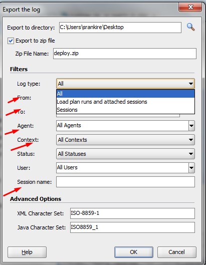 SATYA RANKI REDDY ODI /OBIEE SOLUTIONS: How To Export The ODI Execution Log