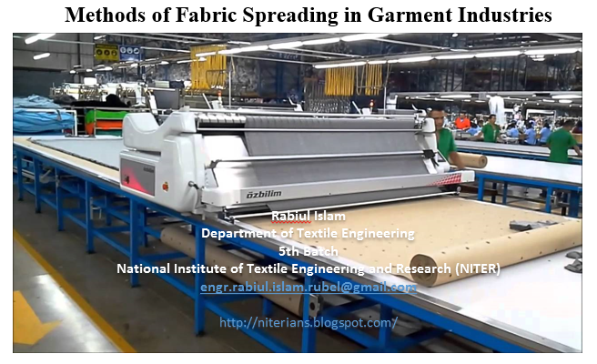 Methods of Fabric Spreading in Garment Industries ~ A Textile Blog run ...