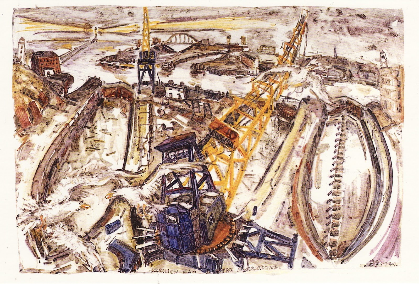 JAMES HOLLAND: Richard Hobson Monotypes