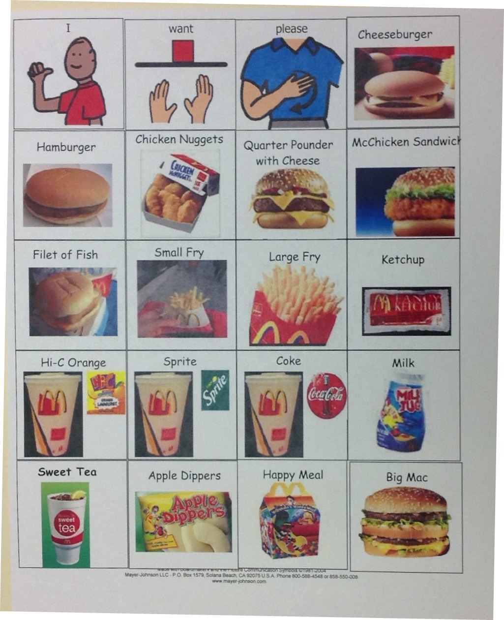 Cache Valley AT: Simple, yet effective 1 page communication boards