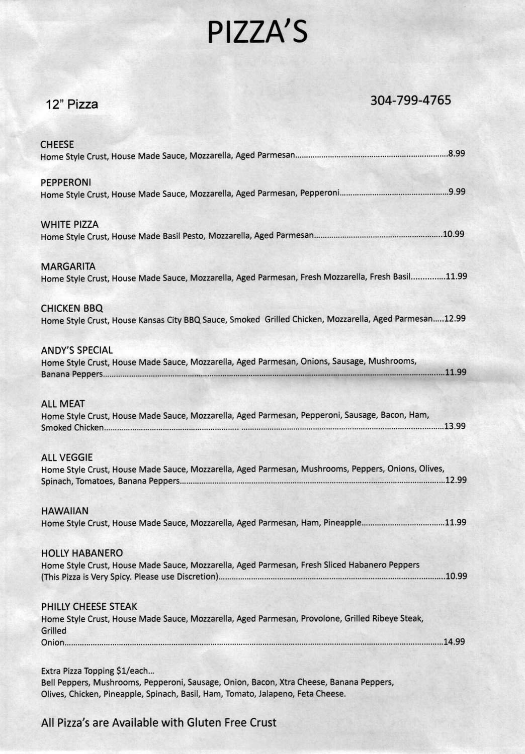 Pocahontas Commentator Plus: We Have the New Menu for the Frost ...