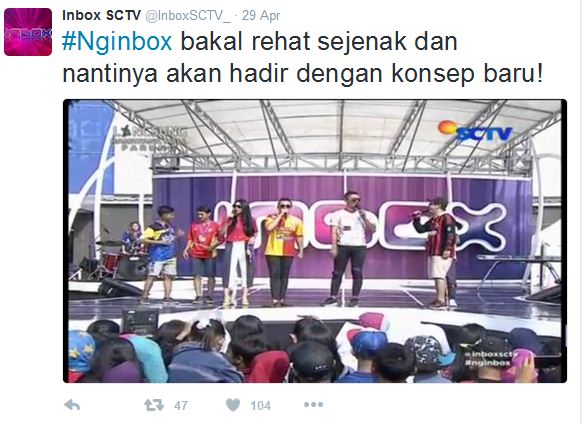 Absen Tayang Seminggu, "InBox" SCTV Akan Hadir (Lagi) Dengan Konsep ...