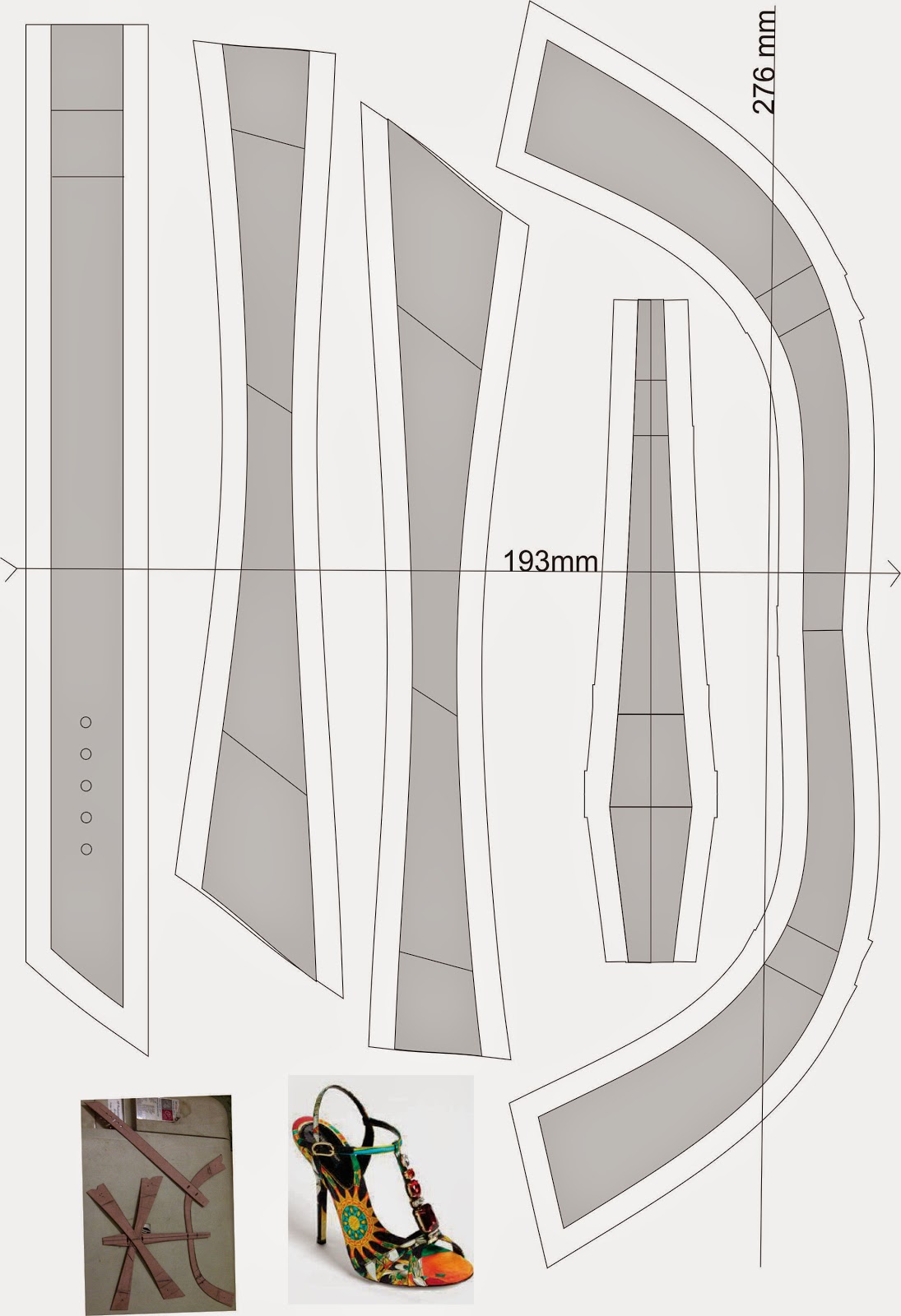 HASIL POLA DARI SANDAL JADI