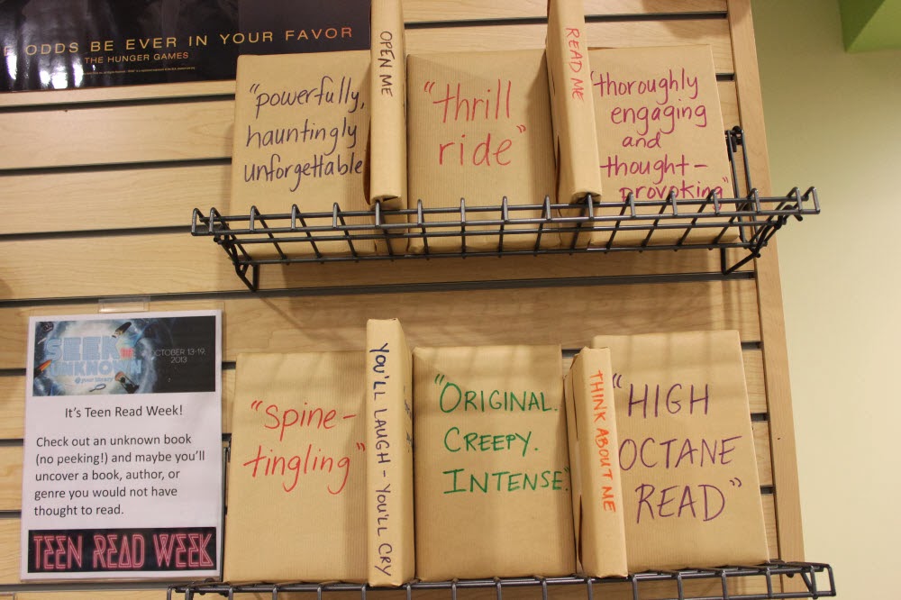 Teen Blog @ FRVPLD: Seek the Unknown in our Teen Read Week display!