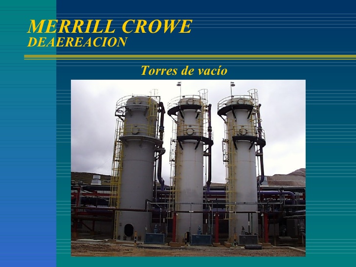 Planta Merril Crowe : Planta Merril Crowe