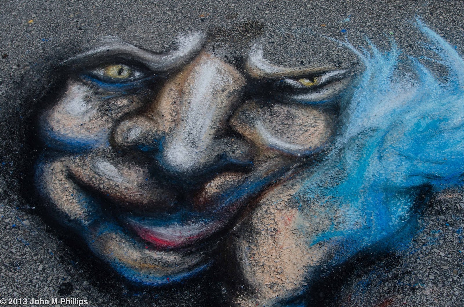 SKEPTIC PHOTO: CHALK ART