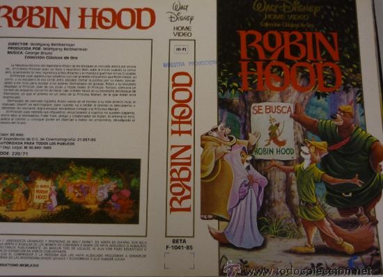 TÓMBOLA DISNEY: 21 - Robin Hood