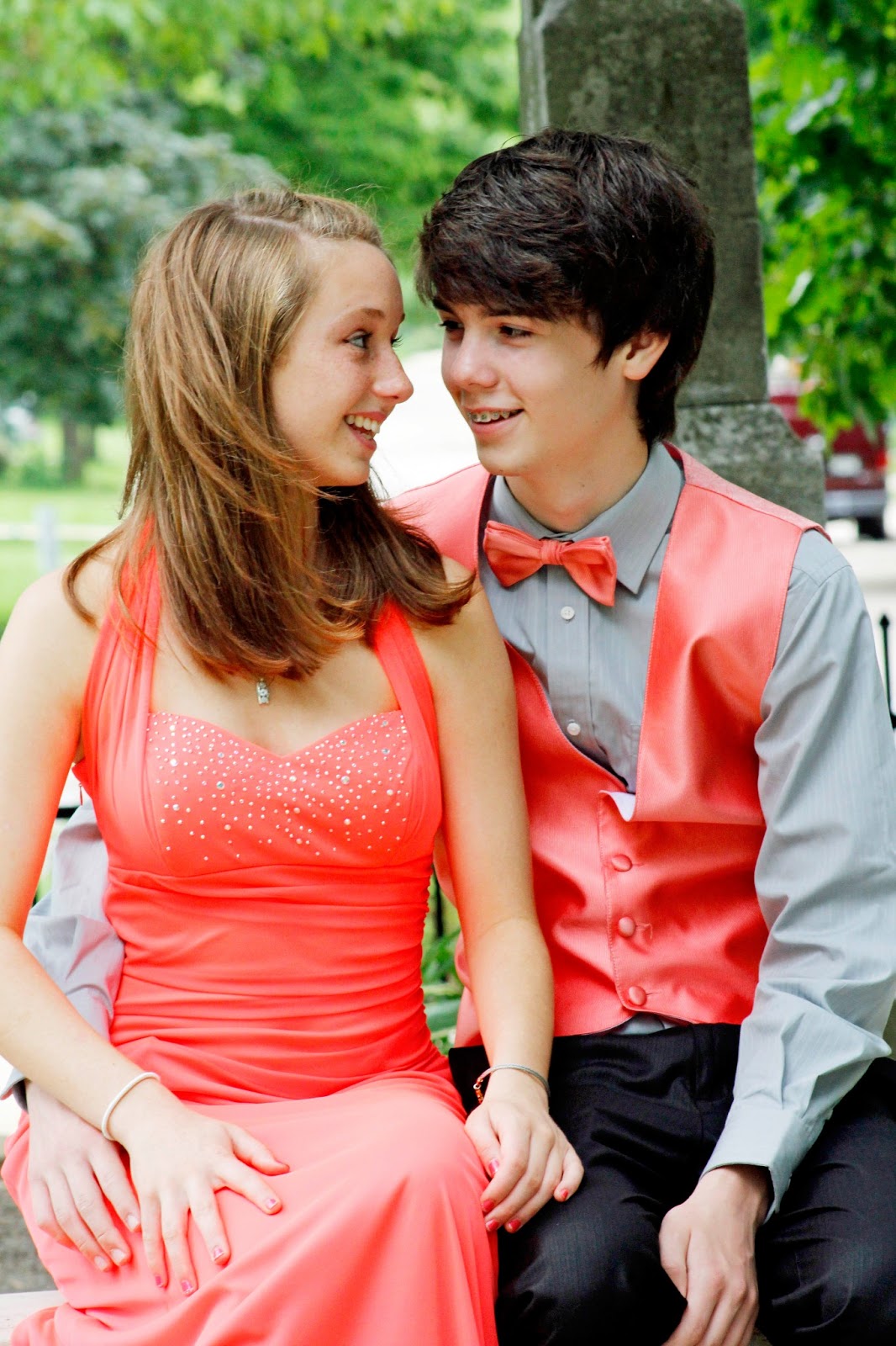 MY THREE SONS: Callahan and Katie's 8th grade photo shoot