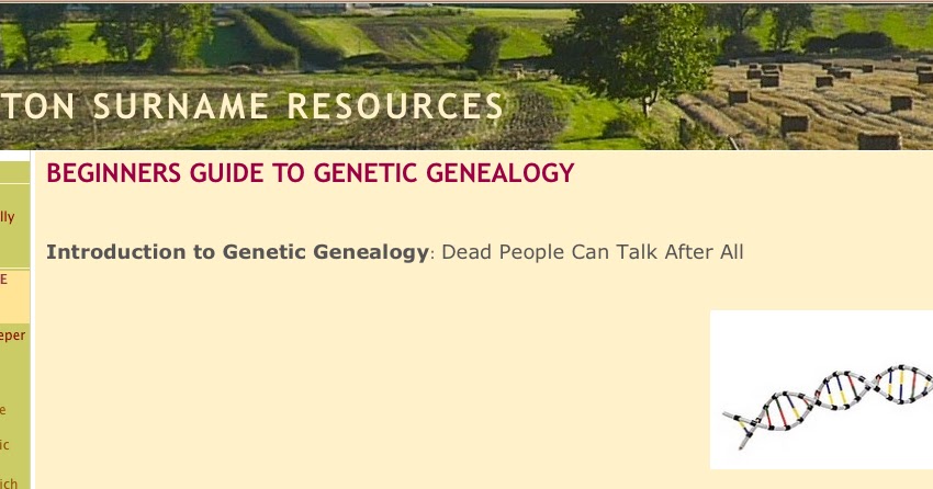 Your Genetic Genealogist: Kelly Wheaton's Beginners' Guide to Genetic ...