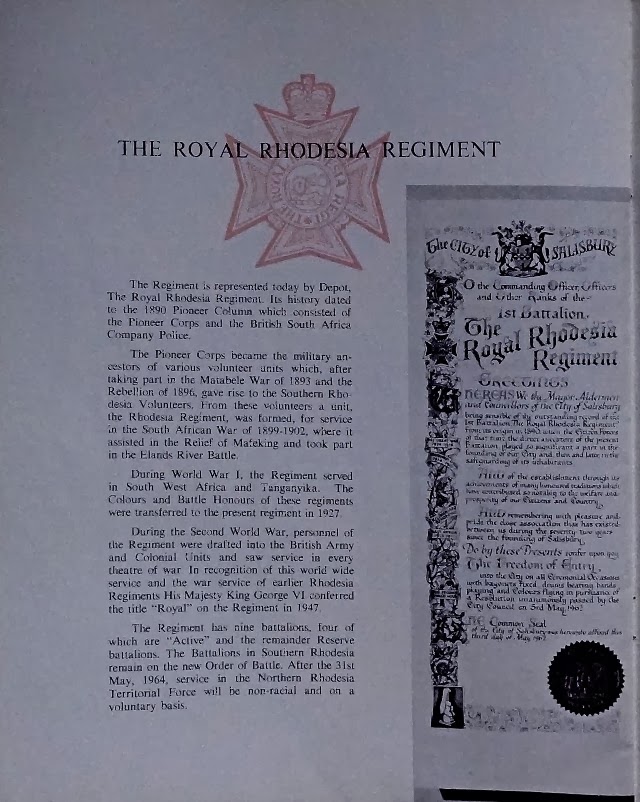 Our Rhodesian Heritage: Sir Roy's Farewell Parade