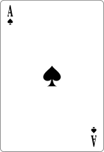 Comment ça se dit en français?: être habillé comme l'as de pique