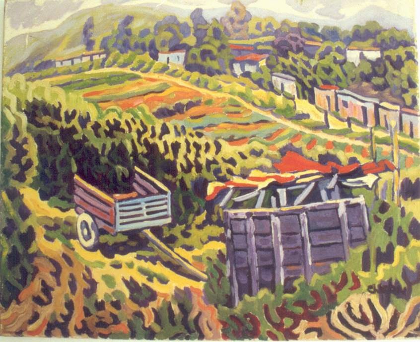 LOS HIJOS DE SIDURI: El umbral del paisaje: obra plástica de Jorge Chacón