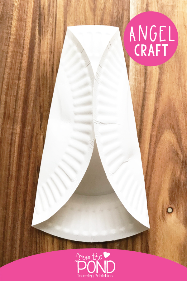Paper Plate Angel Craft | From the Pond