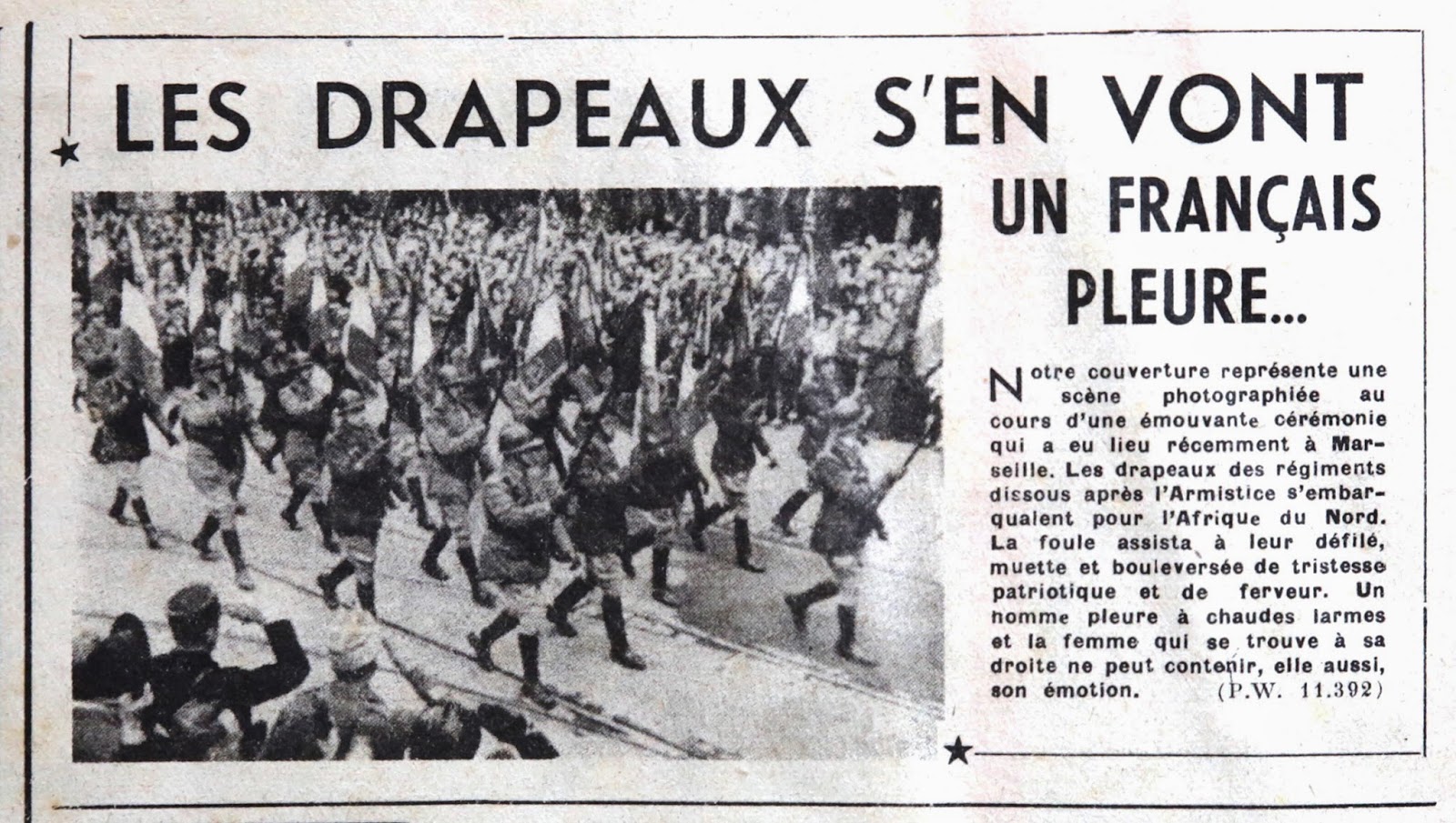 A French citizen cries as he sees the Nazis taking Paris. 1940 ...