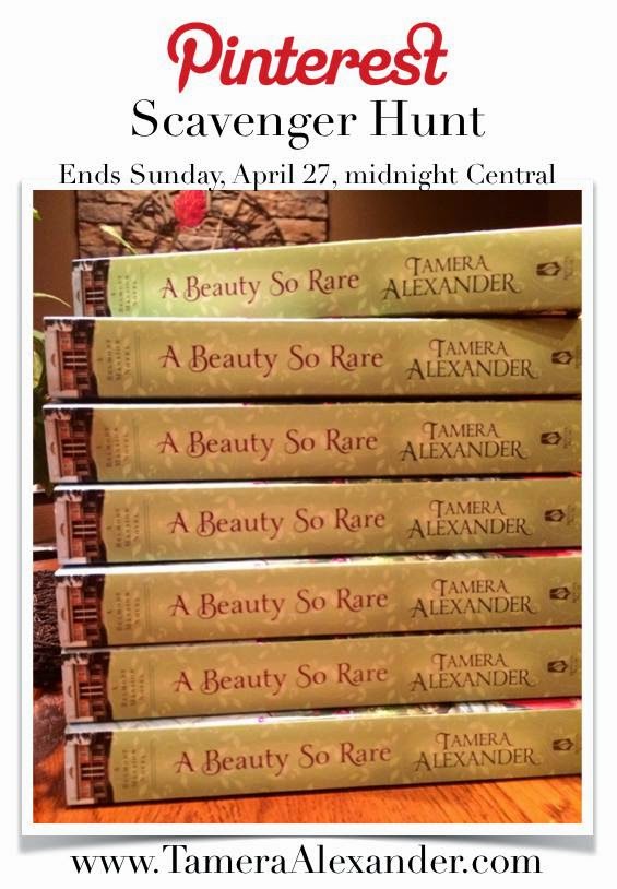 A Pinterest Scavenger Hunt for A Beauty So Rare by Tamera Alexander