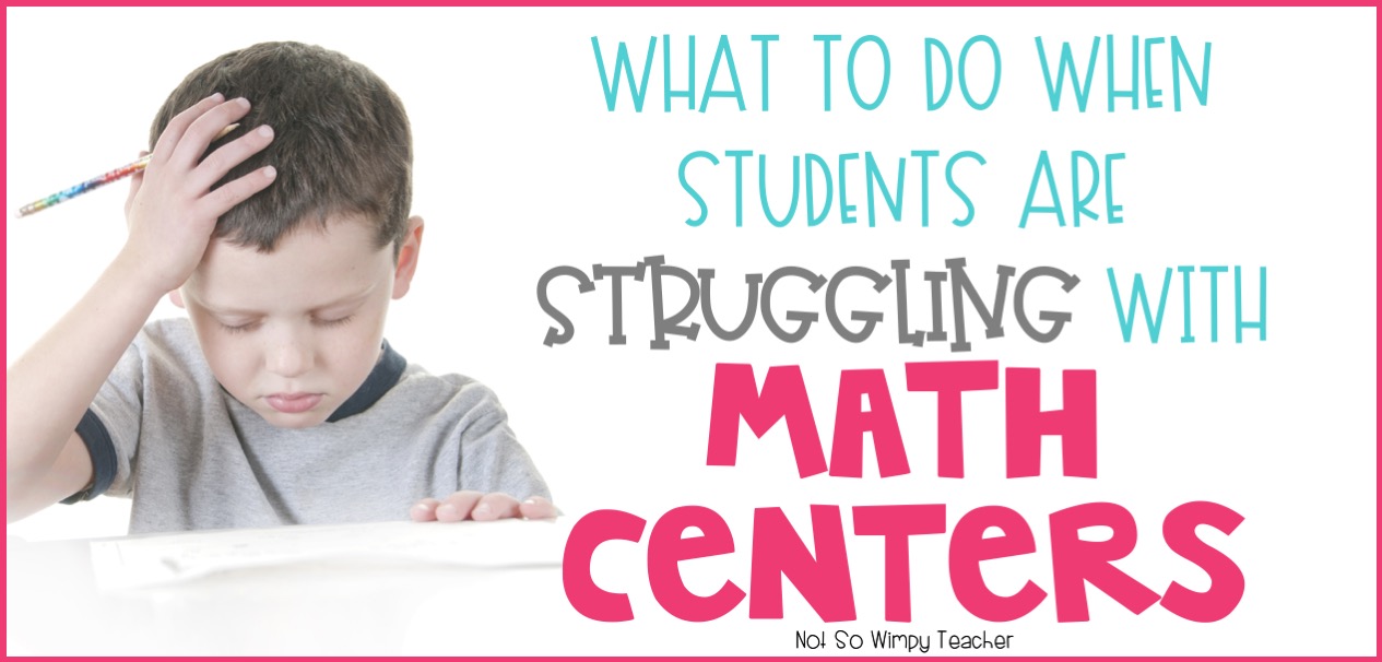 Diary of a Not So Wimpy Teacher: Math Centers: What to do When Students ...