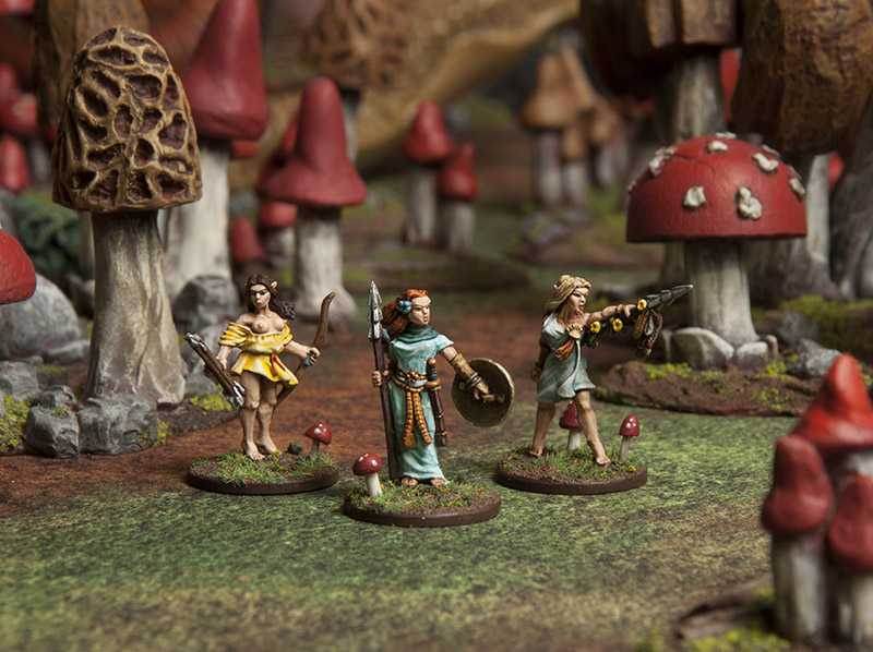 Dr. Mathias's Miniature Extravaganza: Foundry Elf Nymphs and Mushroom ...