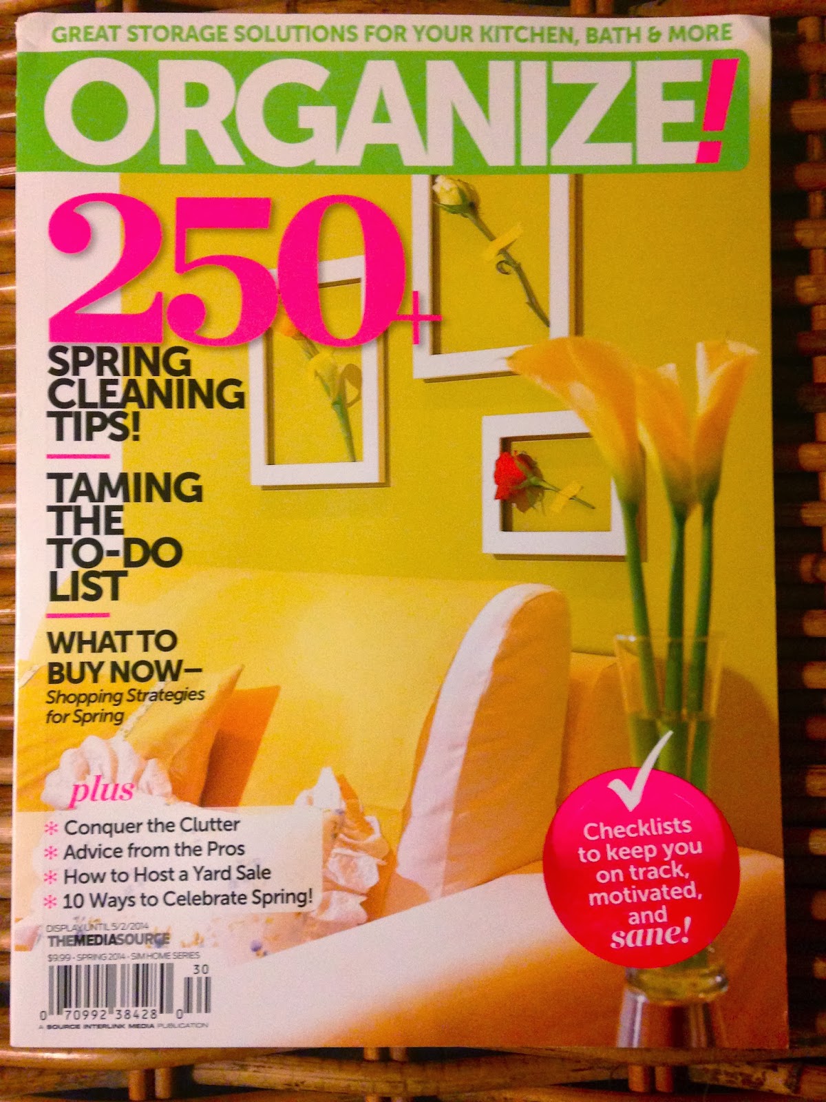 I Organize You: Organize Spring Magazine ... Woo Hoo!!