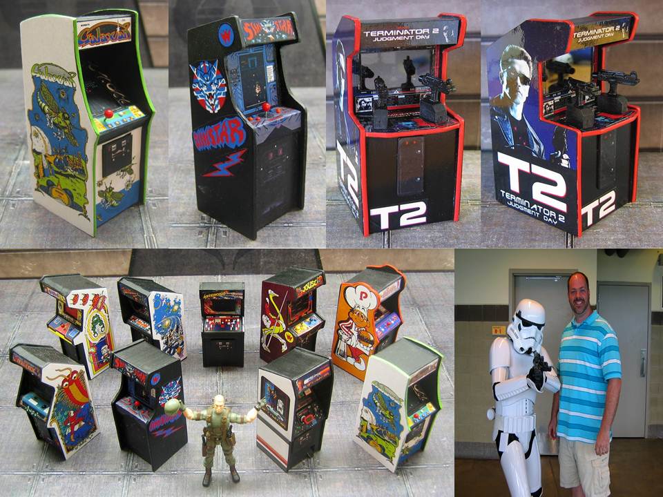 The Toy Box: Justin Whitlock's Custom Arcade Cabinet Models