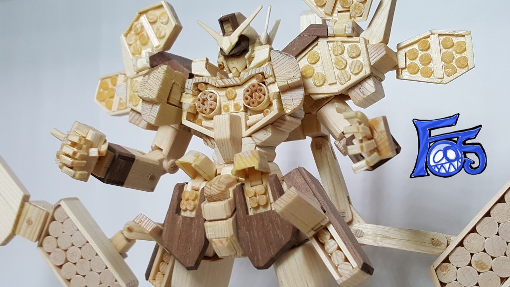 GUNDAM GUY: Gundam Prometheus [Wood Ver.] - Wood Build
