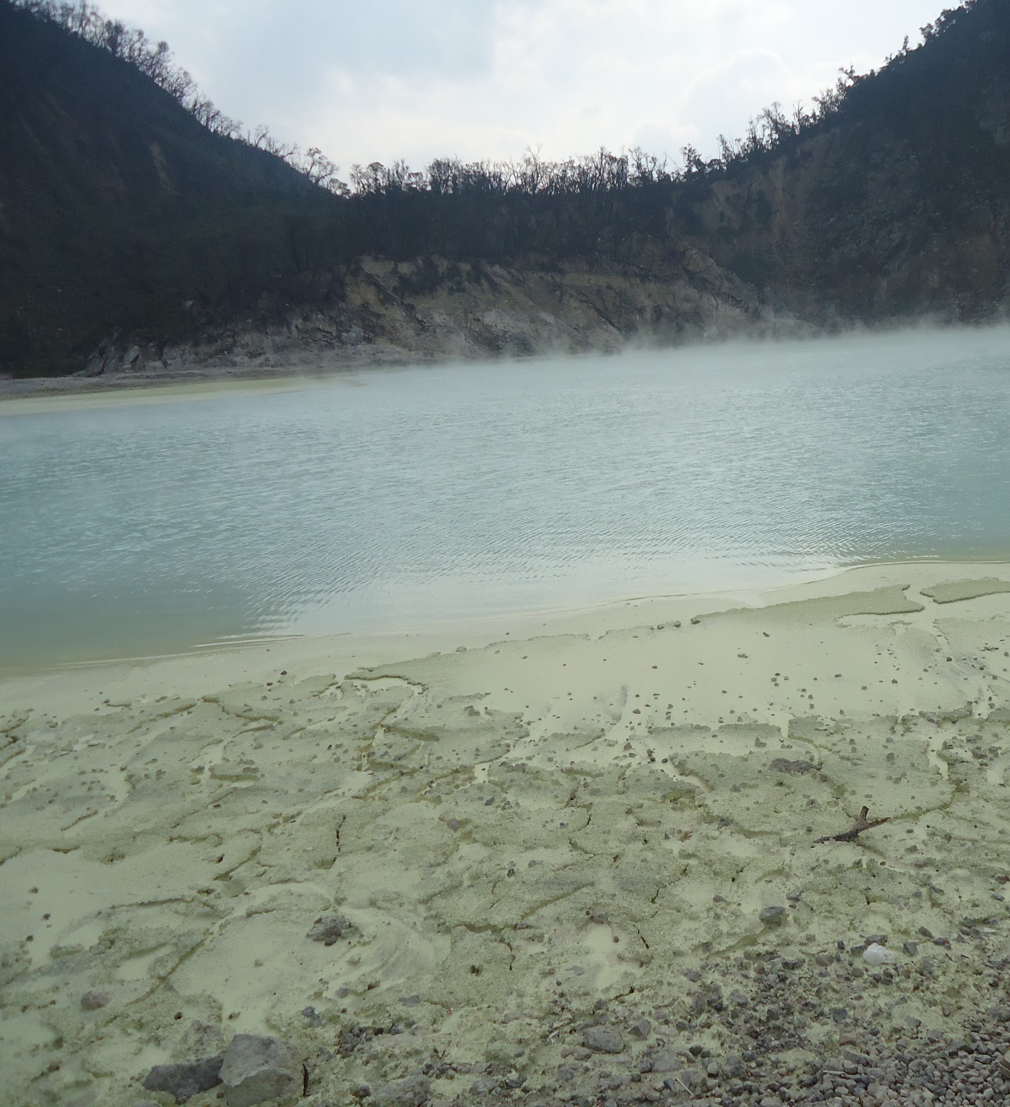 Ekshalasi (Penguapan Air dan Gas di Kawah Putih Gunung Patuha ...