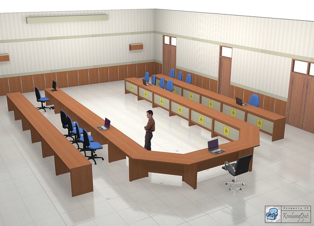 Meja Rapat Kantor Modular - Model Meja Rapat - Model Meja Meeting ...