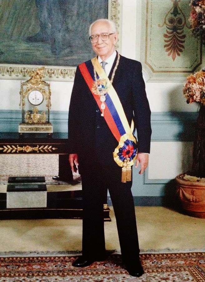 Fotos y Biografía del Presidente Ramón José Velásquez: abril 2015