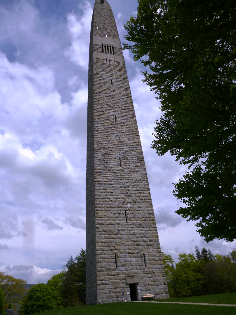 Writing Straight from the Heart: Bennington Battle Monument Juts Way Up ...