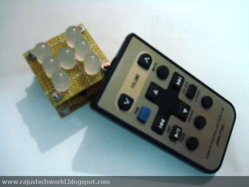 Raju's Tech World: How to Make LED Dice with Remote control