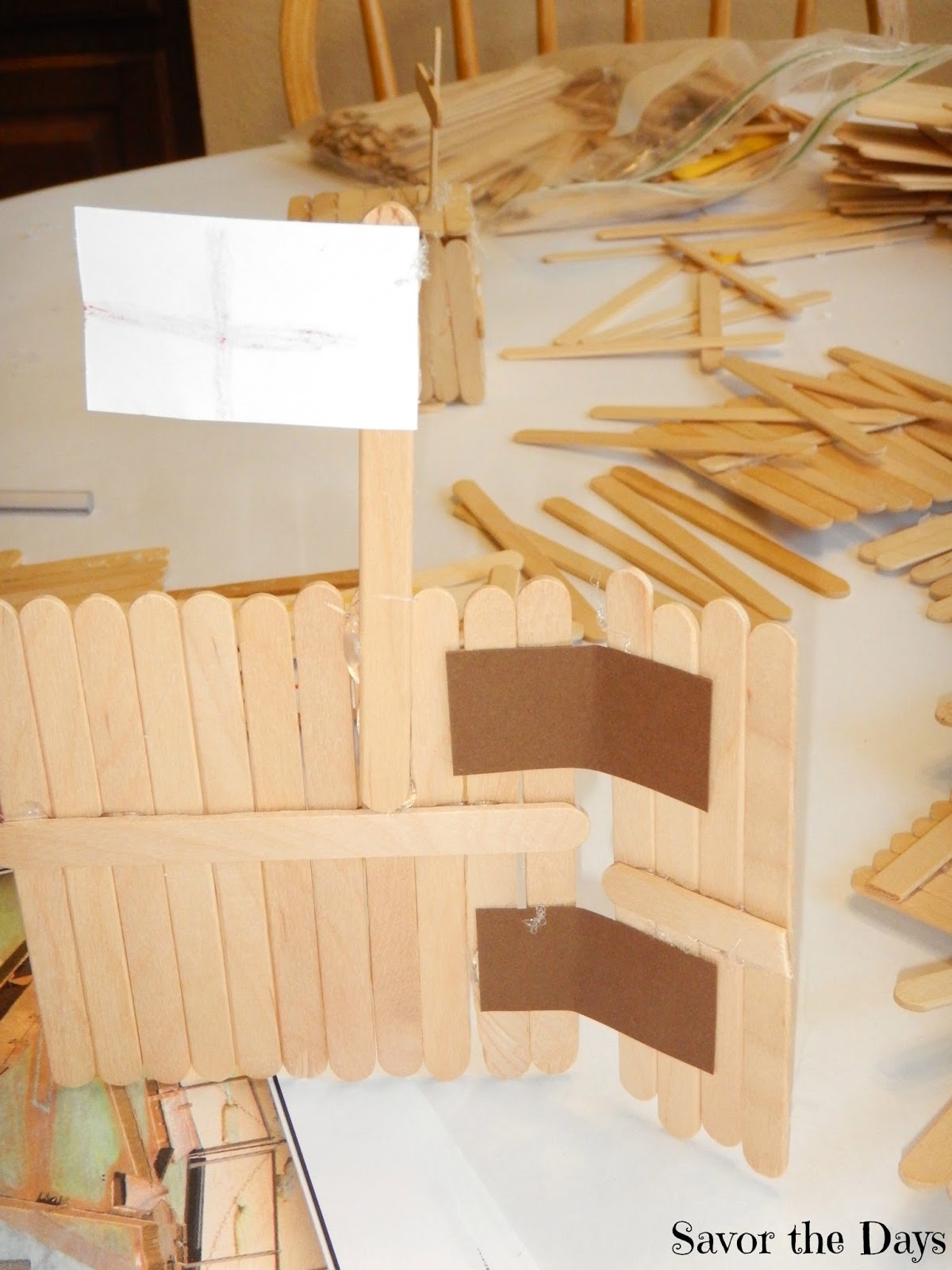 Savor The Days: Jamestown Fort {Colonial Craft}