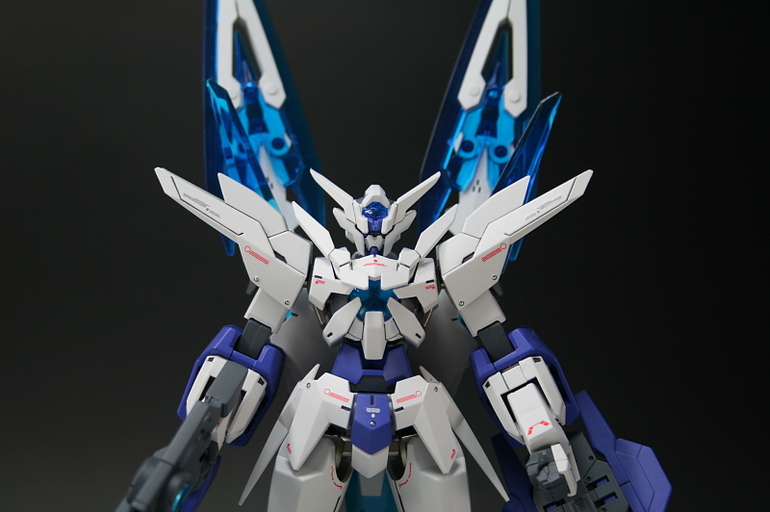Custom Build: HGBF 1/144 Transient Gundam Triple GN Drive