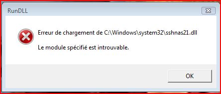 messages d'erreur au démarrage ~ votresolution
