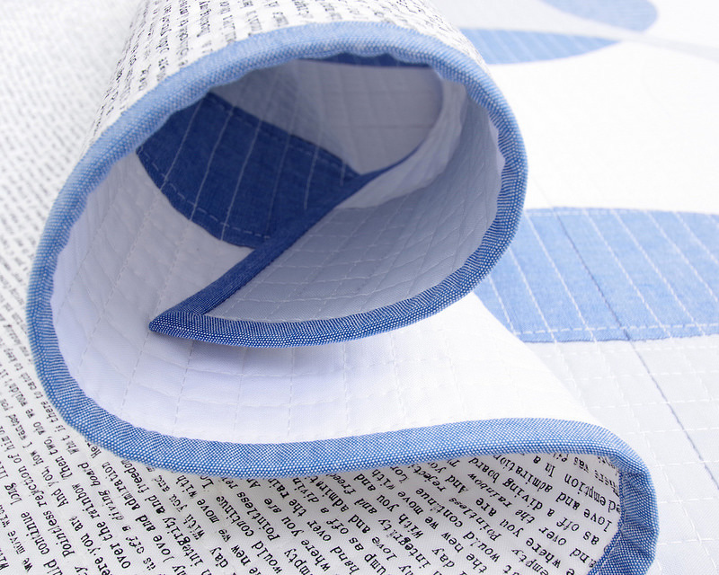 Red Pepper Quilts: A Chambray Flowering Snowball Quilt