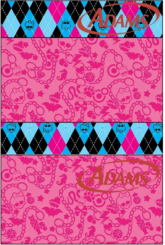 Pink Monster High: Free Printable Candy Bar Labels. - Oh My Fiesta! in ...