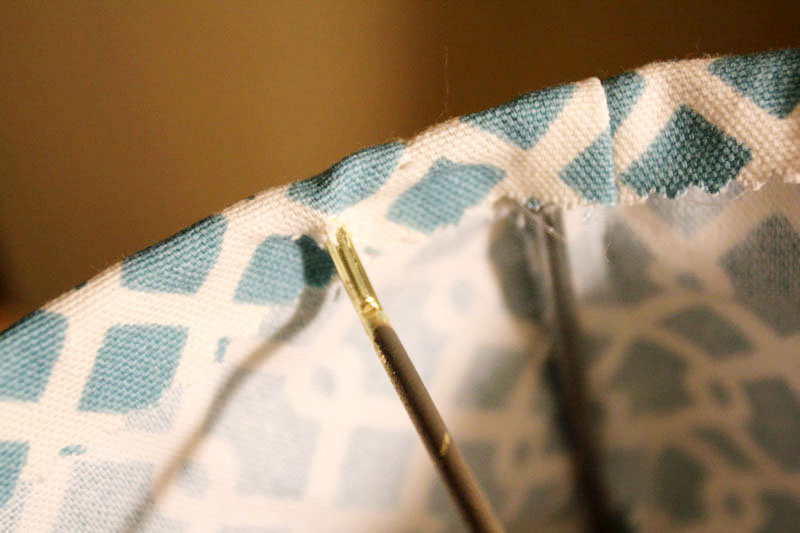 The Sassy Pepper: Just Slip on a New Lamp Shade! {Tutorial}