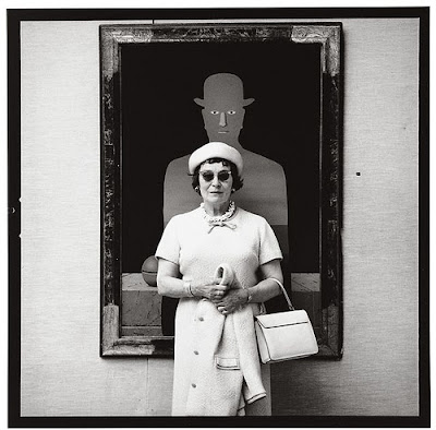 badinicreateam: RENÉ AND GEORGETTE MAGRITTE WITH THEIR DOG AFTER THE WAR