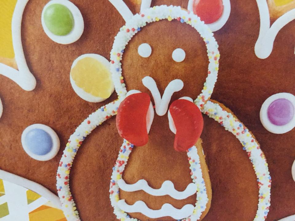 Thanksgiving Countdown: A Gingerbread Turkey!
