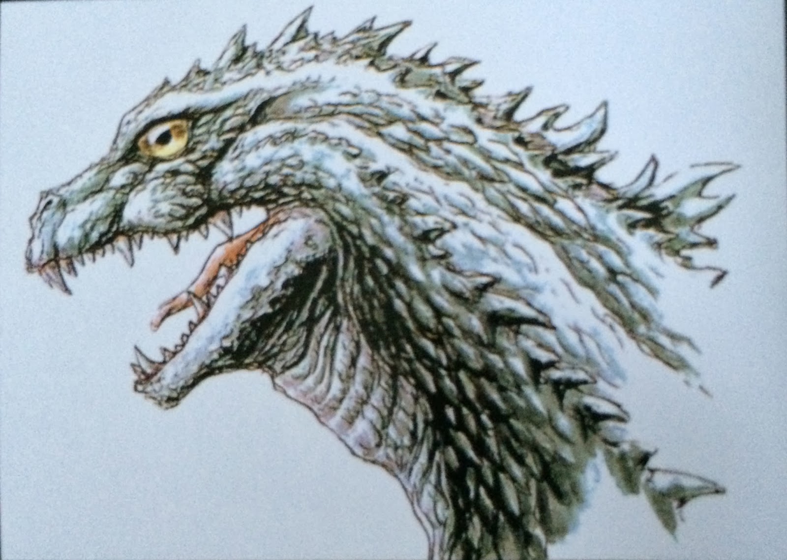 Godzilla 2000 Drawings