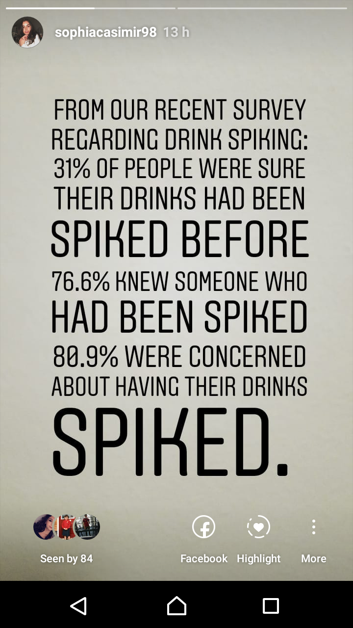 Persuasion and Influence: Staying Safe from Drink Spiking