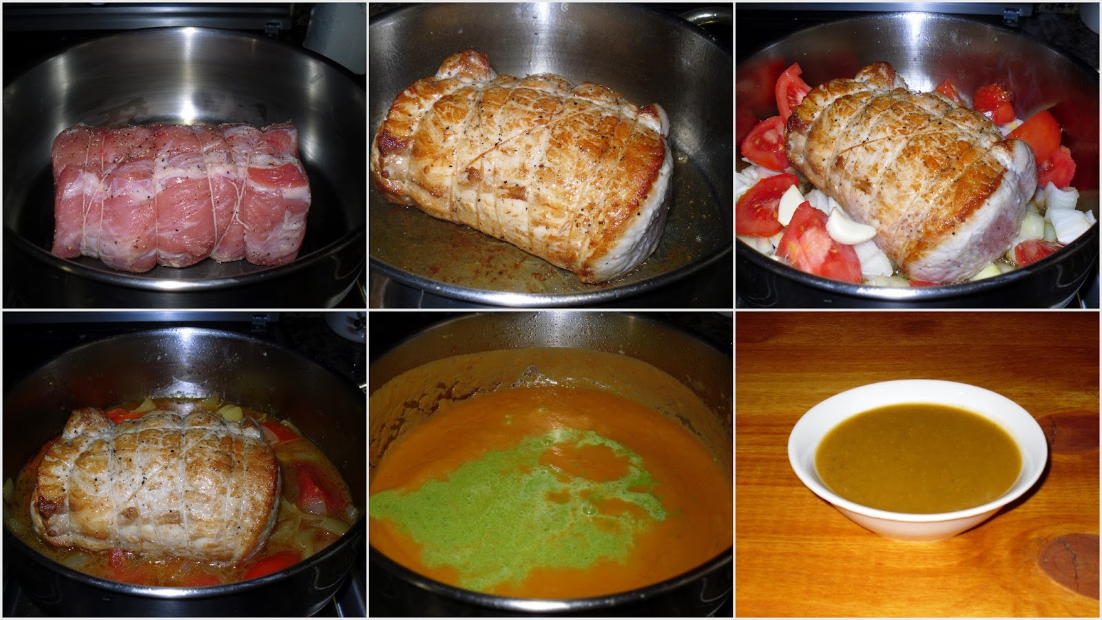 RECETAS DE MI MADRE Y MIAS: Lomo de cerdo rustido